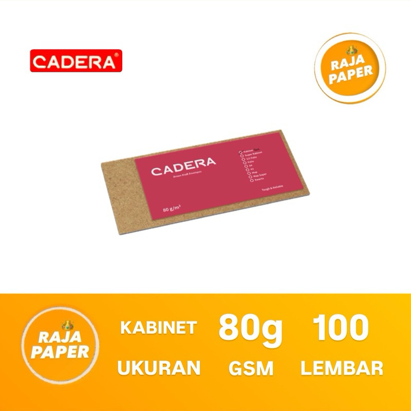 Jual Amplop Coklat SEAL ( Lem Perekat ) Ukuran Kabinet 100 Lembar 80 ...