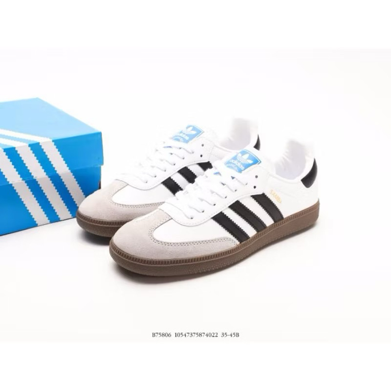 Jual Sepatu Casual Adidas Samba OG White Black Gum BNIB 100% Authentic ...