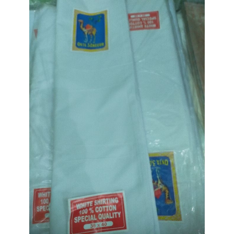 Jual kain kafan atau kain mori cap unta anggur harga per 1 pis (35 ...