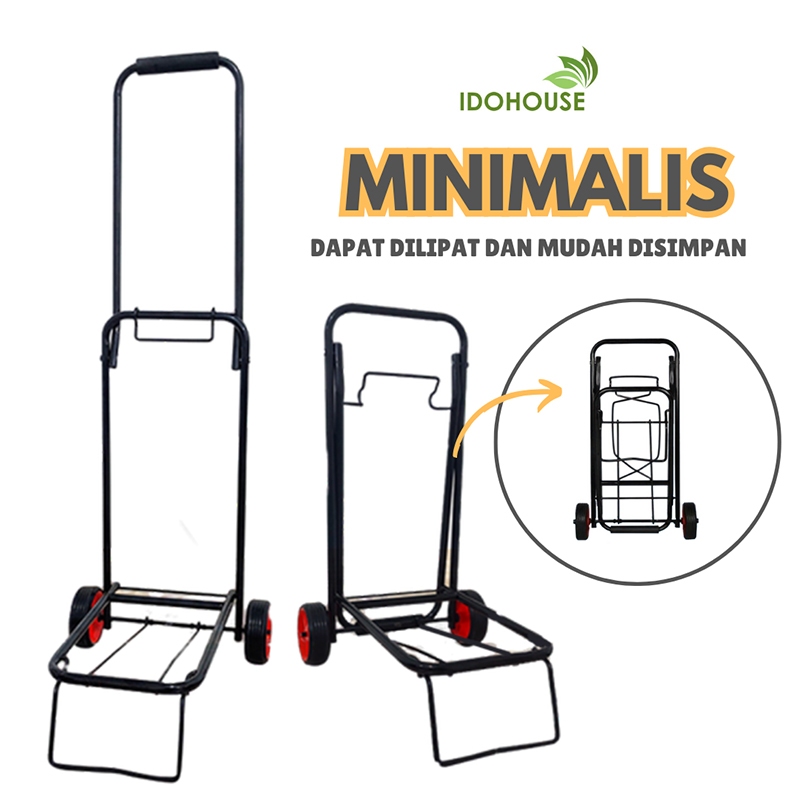 Jual IDOHOUSE Troli Lipat Mini Serbaguna + Tali Alat Dorong Angkut ...