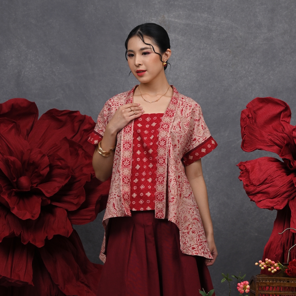 Jual [Exclusive Launch] NONA RARA - Kebaya Mampang Dobi CNY T3621, Baju ...