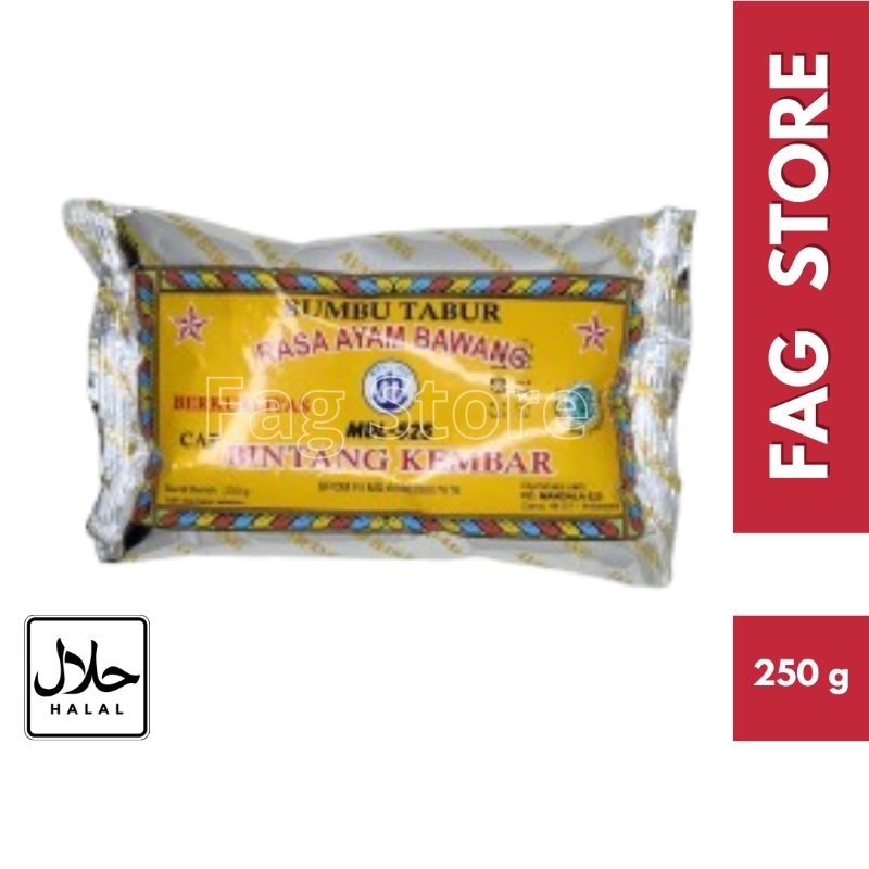 Jual Atom Bumbu Tabur Penyedap Cap Bintang Kembar Rasa Ayam Bawang 250gr | Shopee Indonesia