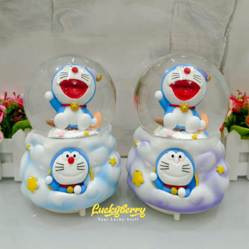 Jual FITUR LENGKAP PREMIUM Snowball / Pajangan Bola Kaca Music Box XL ...