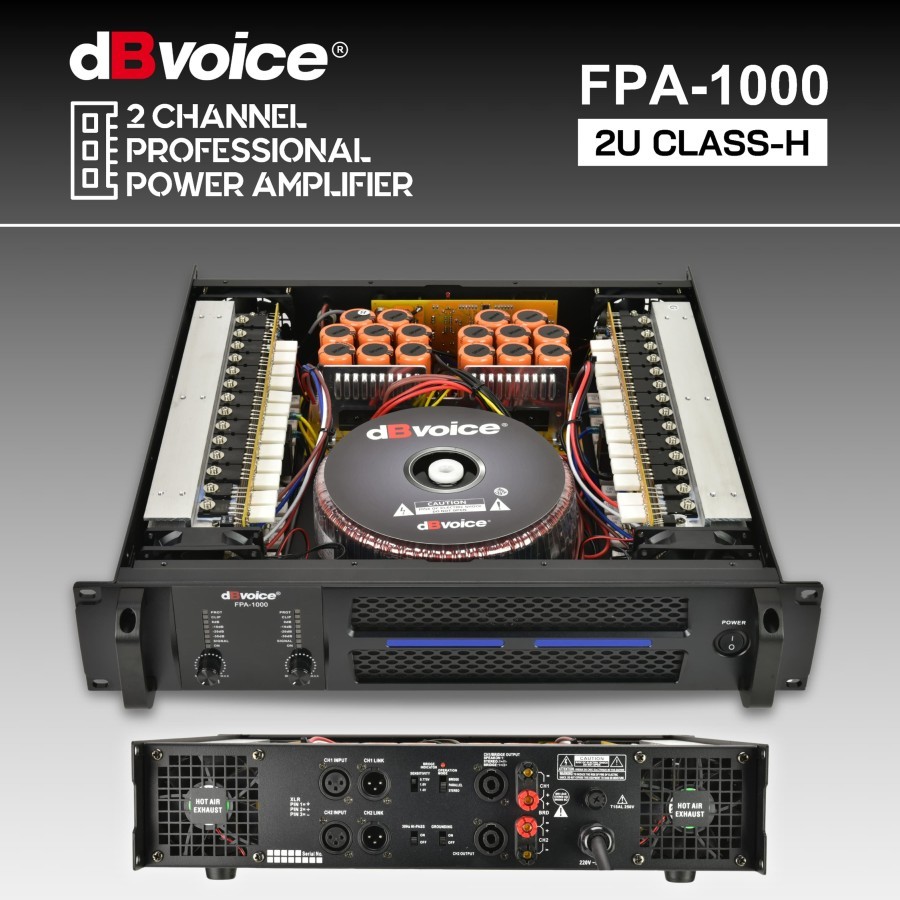 Jual Power Dbvoice Fpa 1000 Original Amplifier Dbvoice Fpa 1000 Class H