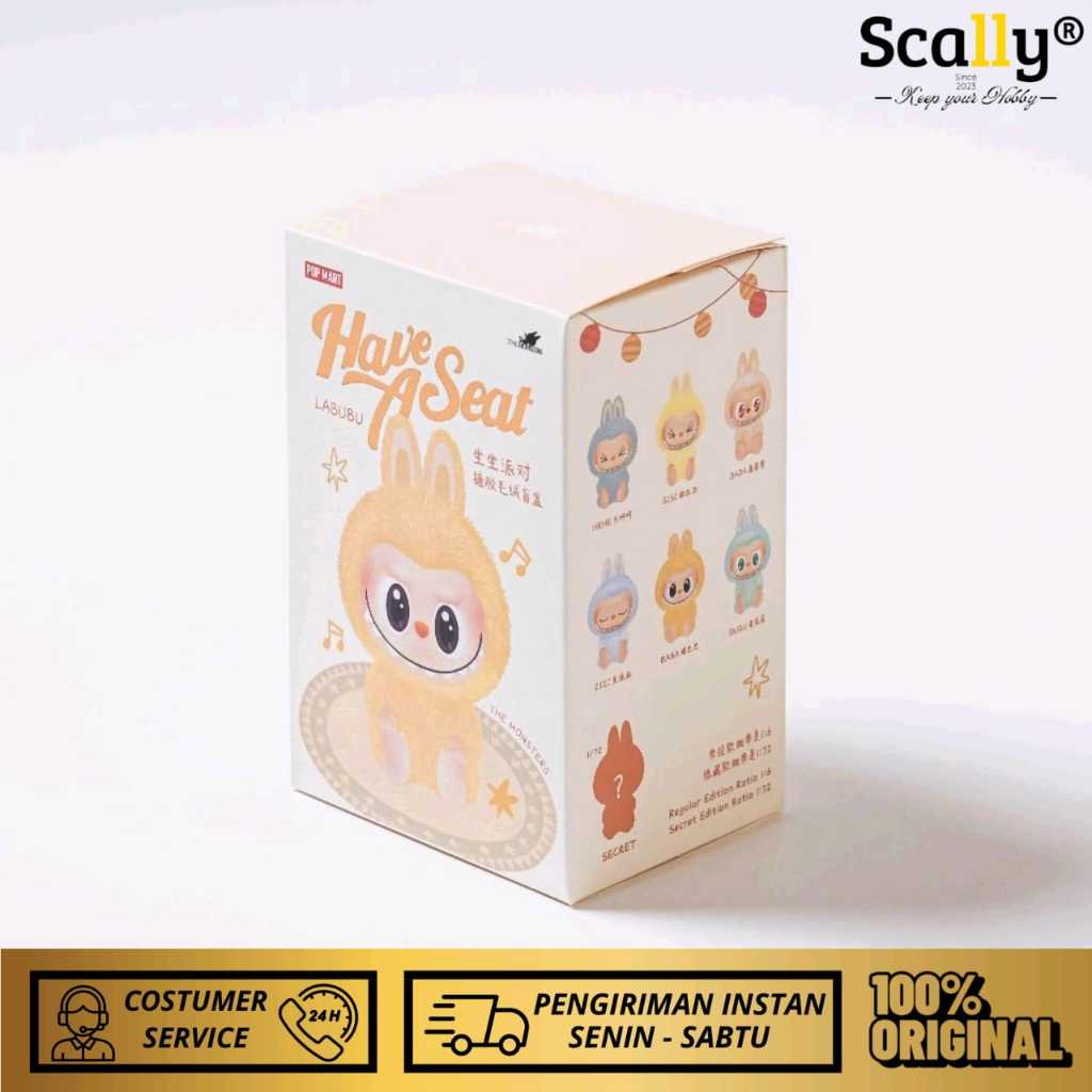 Jual Labubu Have A Seat V2 Blind Box - Original POP MART | Shopee Indonesia