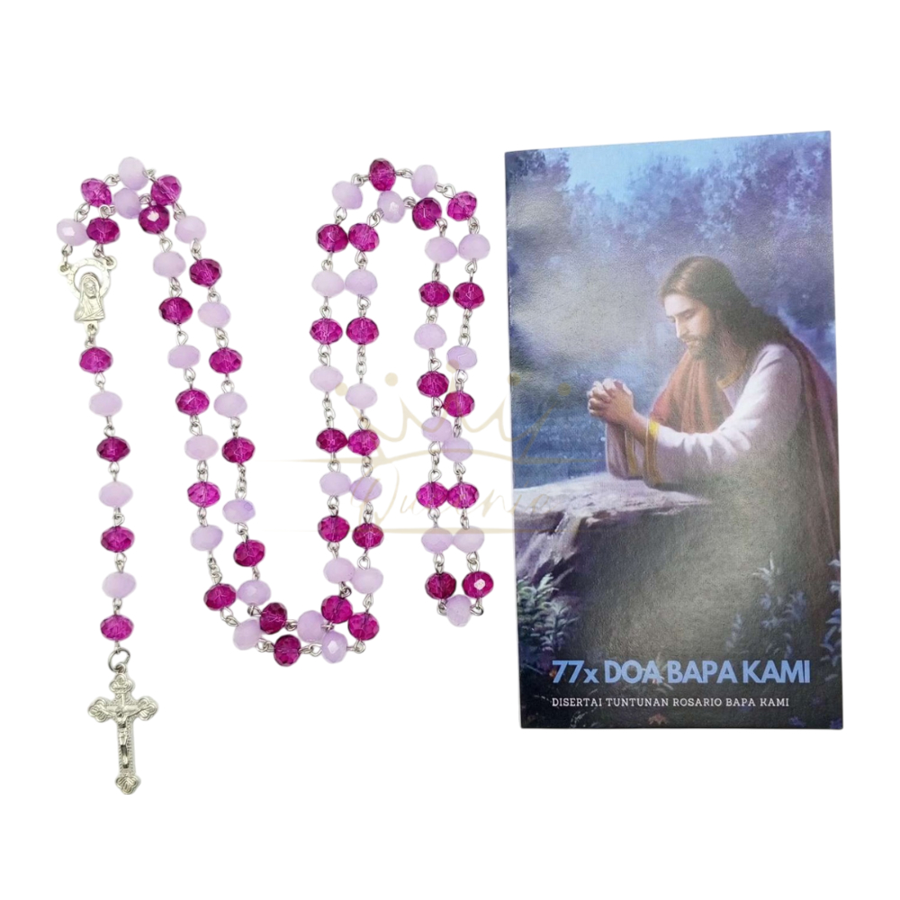 Jual Rosario Dan Lembar Doa | Rosario 77x Doa Bapak Kami Untuk Doa Katolik (purple) | Shopee ...