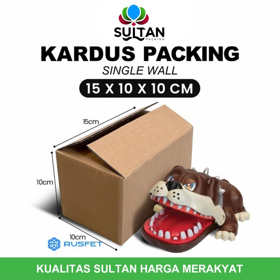 Jual KARDUS PACKING KARTON BOX 15x10x10cm Dus Kotak Packaging Polos ...