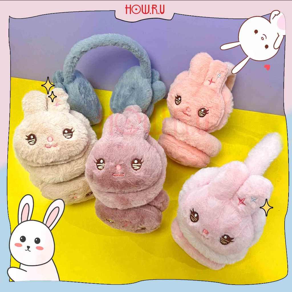 Jual HOW.R.U | Ear Muff Anak-Anak Lucu Bentuk Bunny / Pelindung Telinga ...