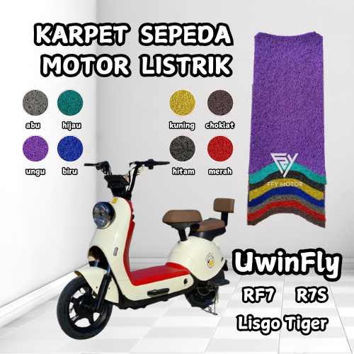 Jual Karpet Sepeda Motor Listrik UwinFly R7 RF7 R7S, Alas Kaki, Pijakan ...