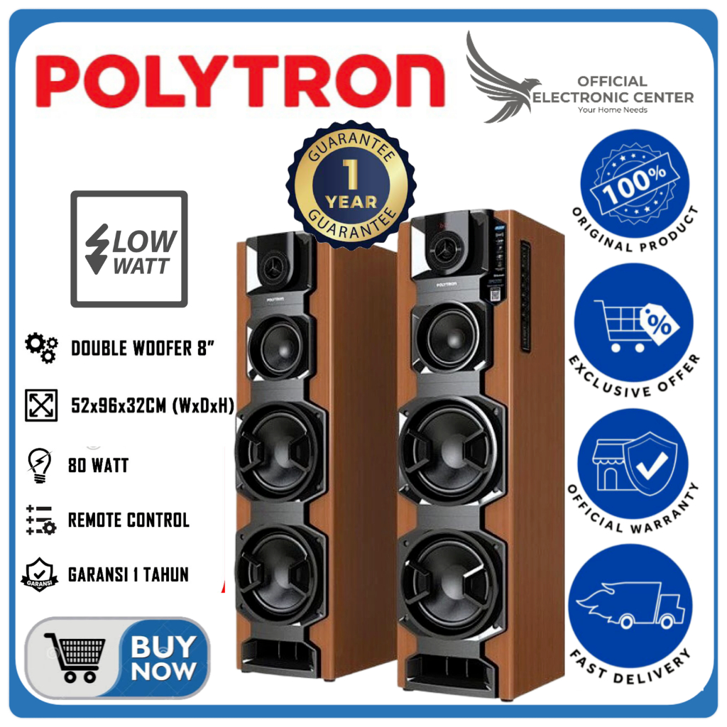 Jual SPEAKER POLYTRON AUDIO PAS 8E20 PAS8E20 SUPER BASS XBR USB ...
