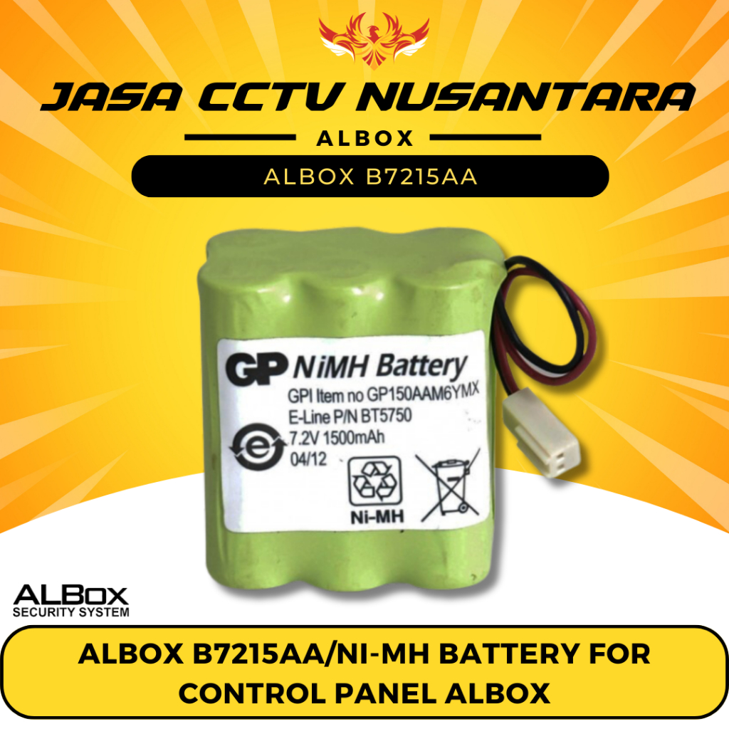 Jual Albox B7215AA/Ni-MH Battery For Control Panel Albox | Shopee Indonesia