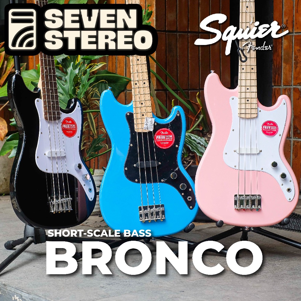 Jual Squier Sonic Series Bronco Bass | Shopee Indonesia