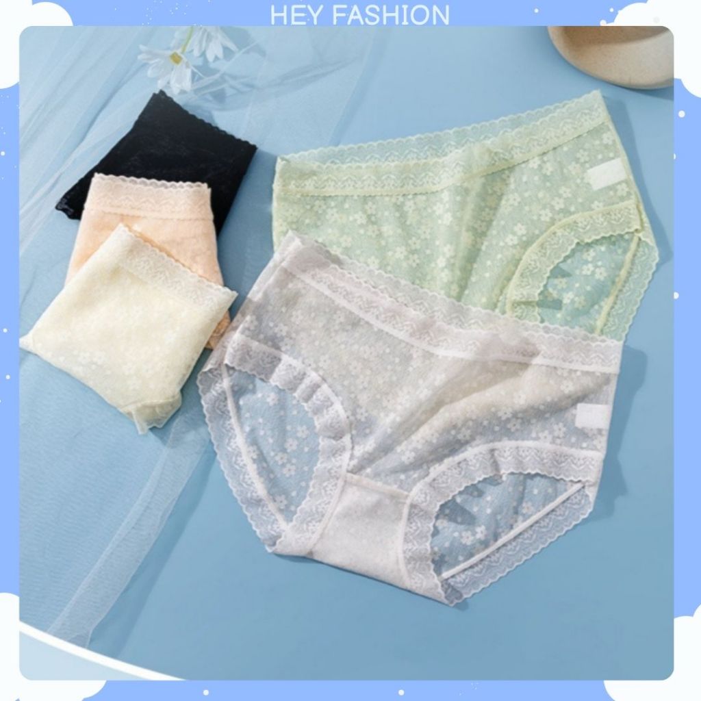 Jual HF~ Celana Dalam CD1907 Wanita Renda Transparan Bahan Lace Seamles ...