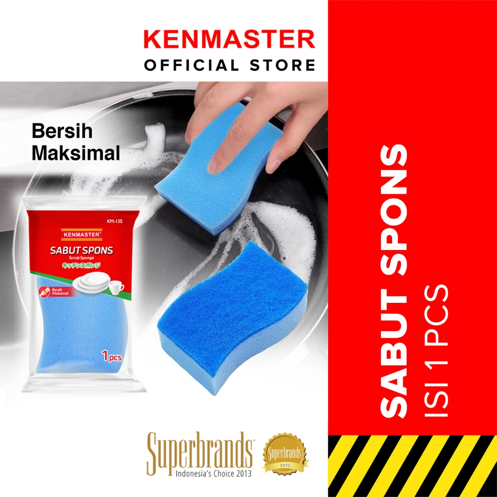 Jual Kenmaster Busa Scrub KM-13S / Busa Spons Cuci Piring / Scrub ...