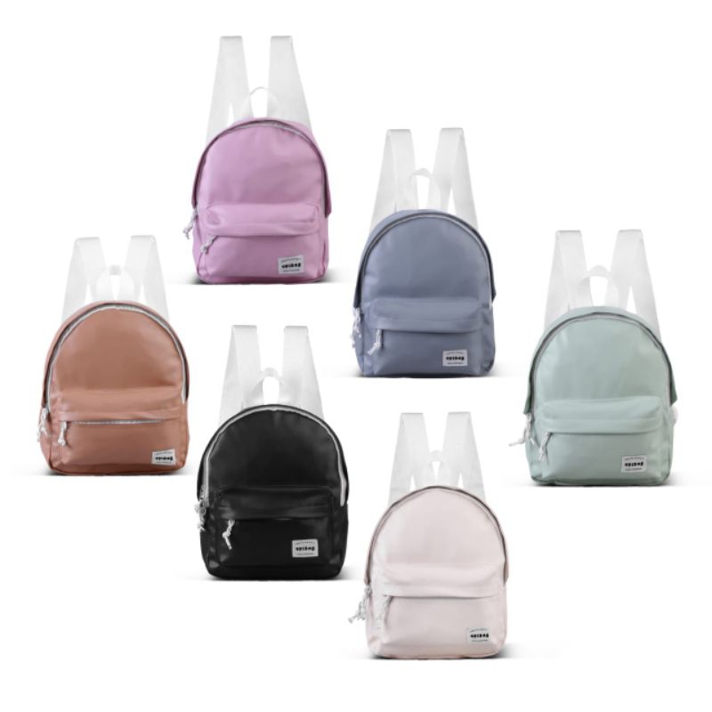 Jual 491Bag Small Basic Faux Leather Backpack - Tas Ransel Wanita Mini ...
