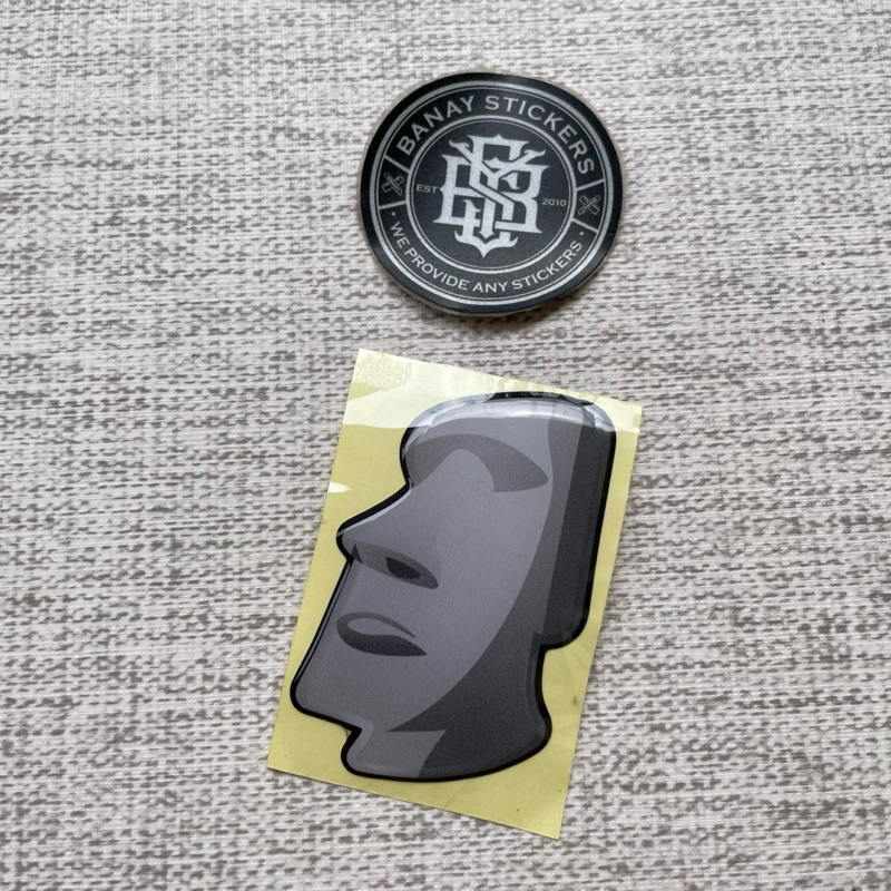 Jual Sticker Stiker Emblem Emot Batu Emoji Batu Timbul | Shopee Indonesia