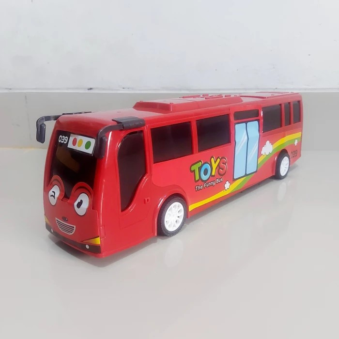 Jual MAINAN MOBIL BUS TOYS - MINIATUR MOBILAN BUS TARIK 37 CM - RKC ...