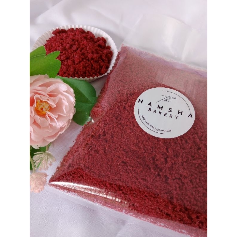 Jual Topping Crumble Red Velvet 250 gram | Shopee Indonesia
