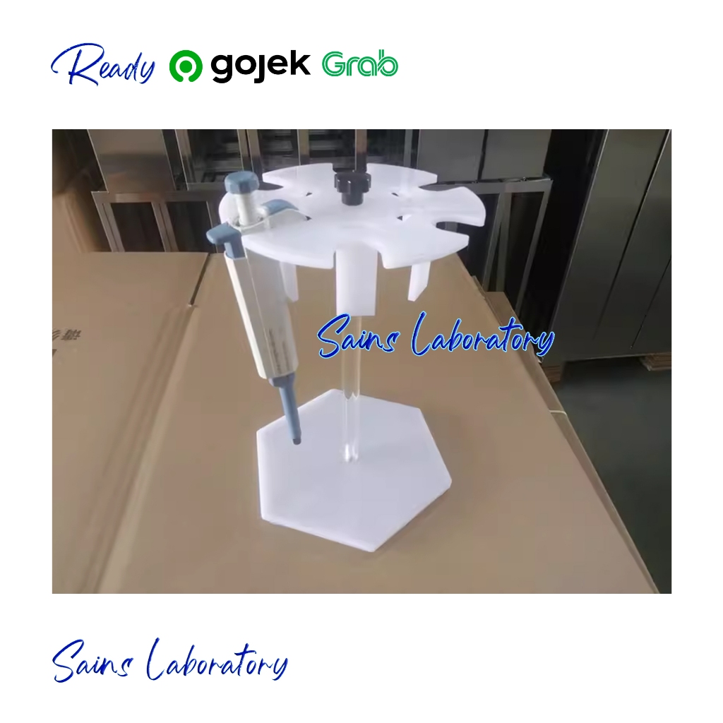 Jual Rak Mikropipet Tipe Dlab Round Stand Rack Micropipet Rak Pipet ...