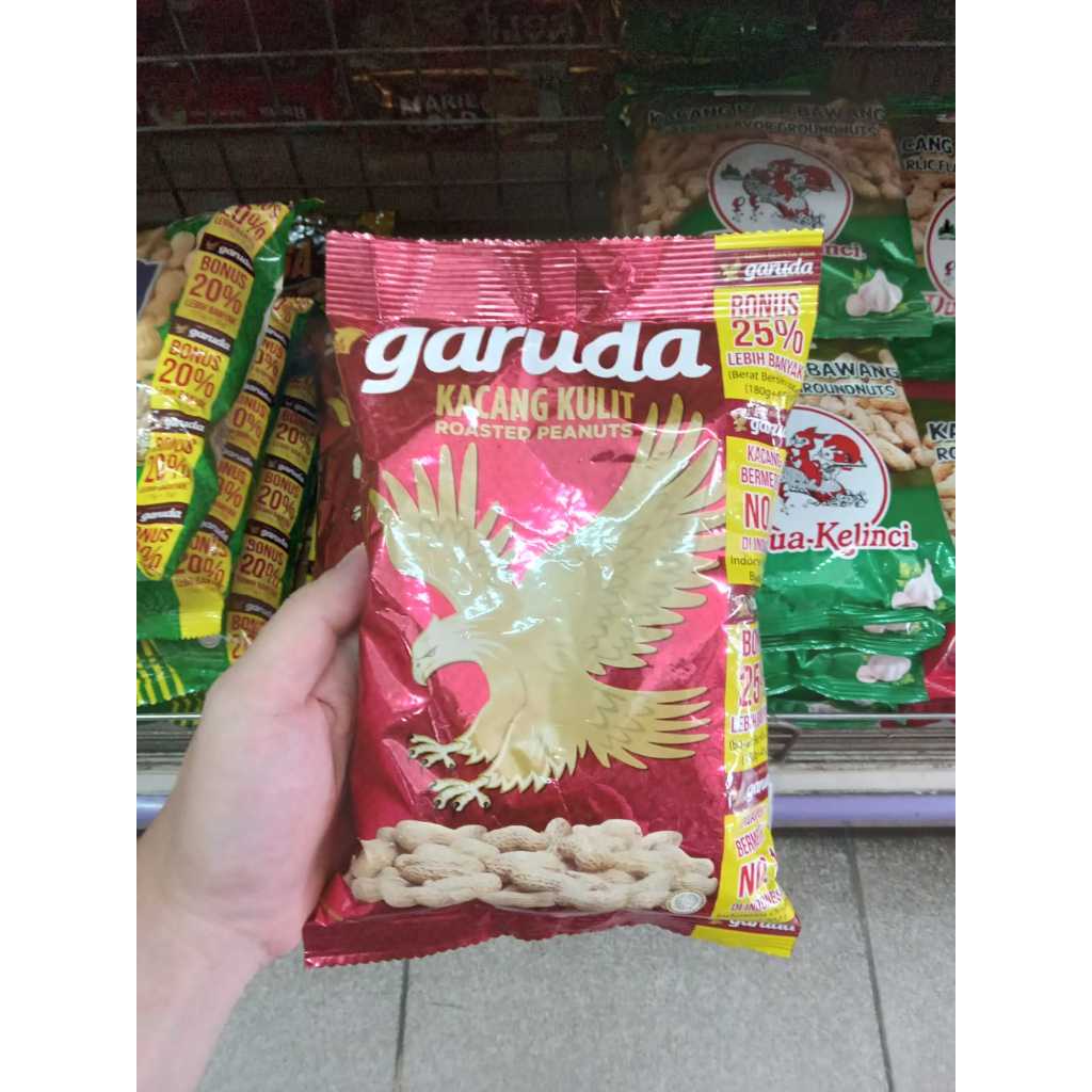 Jual GARUDA KACANG KULIT ROASTED PEANUTS 180 g | Shopee Indonesia