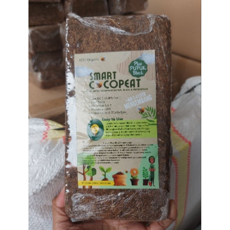Jual Cocopeat Block Plus Pupuk Cocopet Blok | Shopee Indonesia