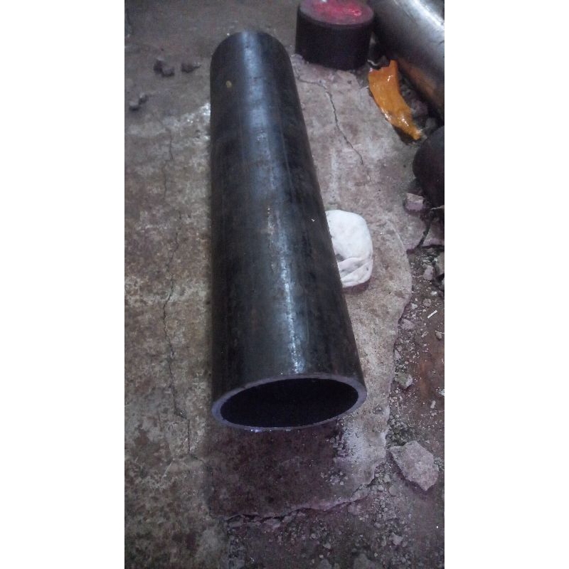 Jual pipa besi black steel sch 40 2" inch panjang 10 cm /100mm SEAMLESS ...