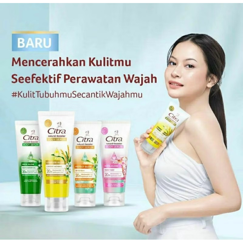 Jual CITRA Natural Booster Body Serum 180ML (BARU) | Shopee Indonesia