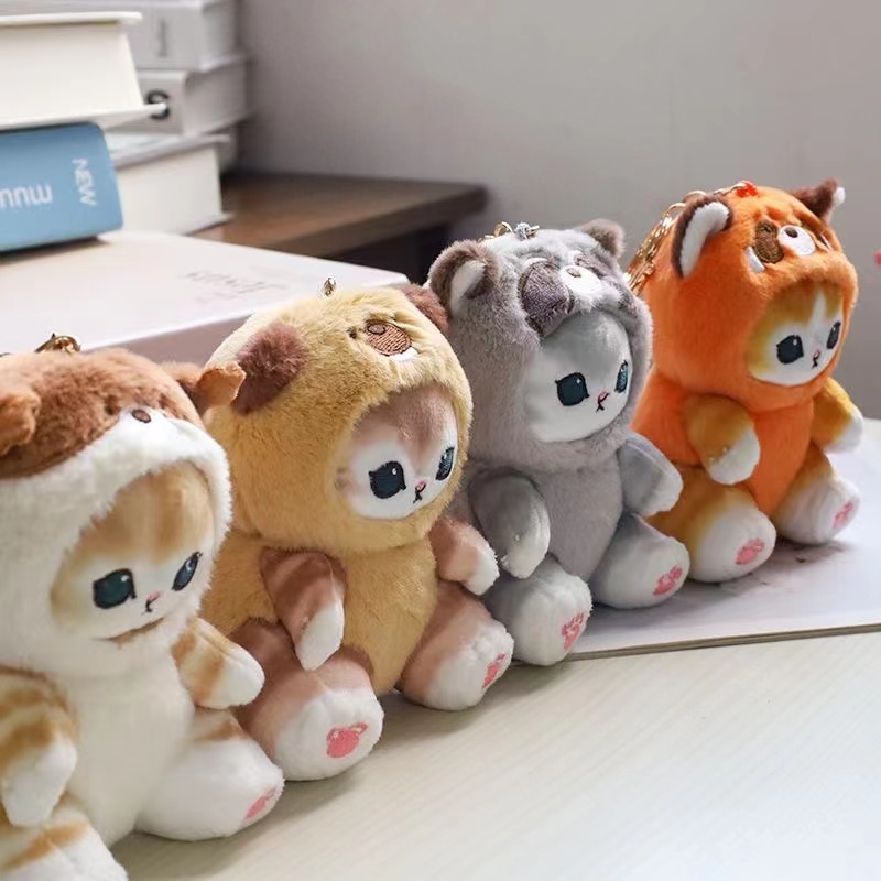 Jual Gantungan Kunci Tas Boneka Mofusand Keychain Red Panda Mofu Mofu Rakun Squirel Cat Mofusand ...