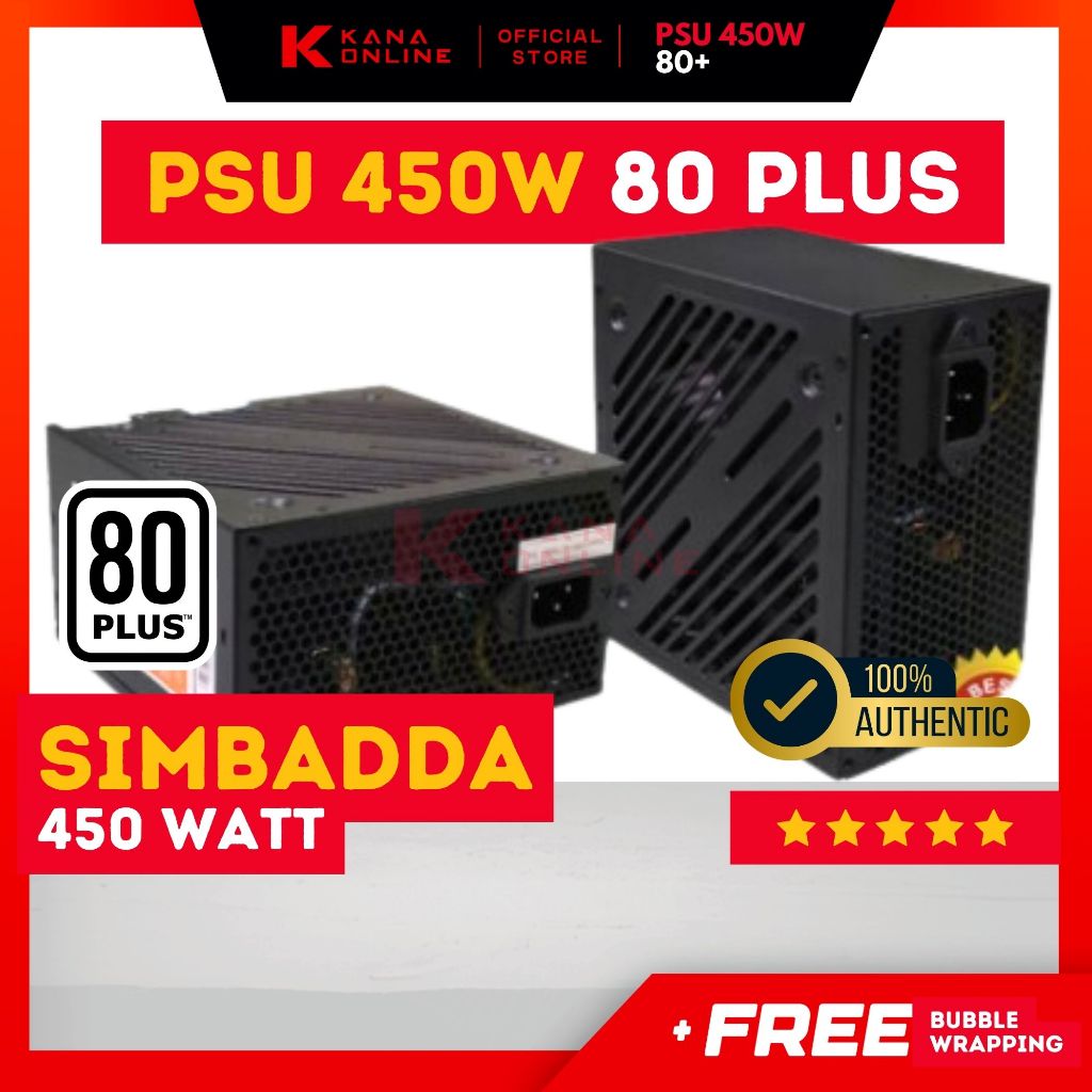 Jual POWER SUPPLY Simbadda 450W 80+ | Shopee Indonesia