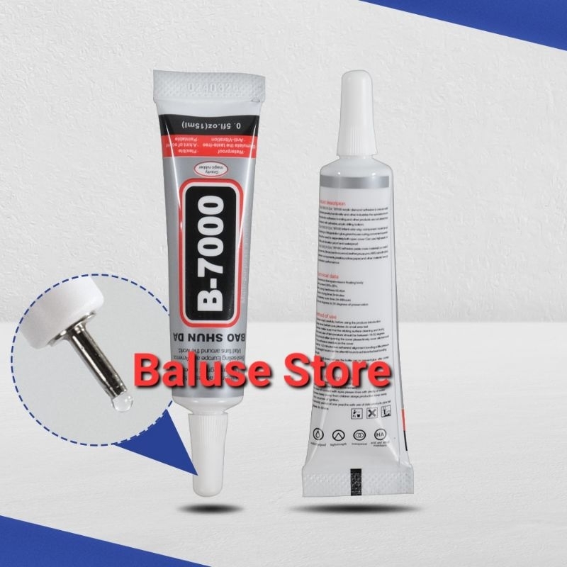 Jual Lem Kuat Serbaguna Power Glue Strong Adhesive 15ml - B-7000 ...