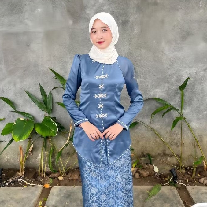 Jual One Set Baju Kurung Melayu Rok Songket Modern Premium Termurah | Atasan Baju Kurung Wanita ...