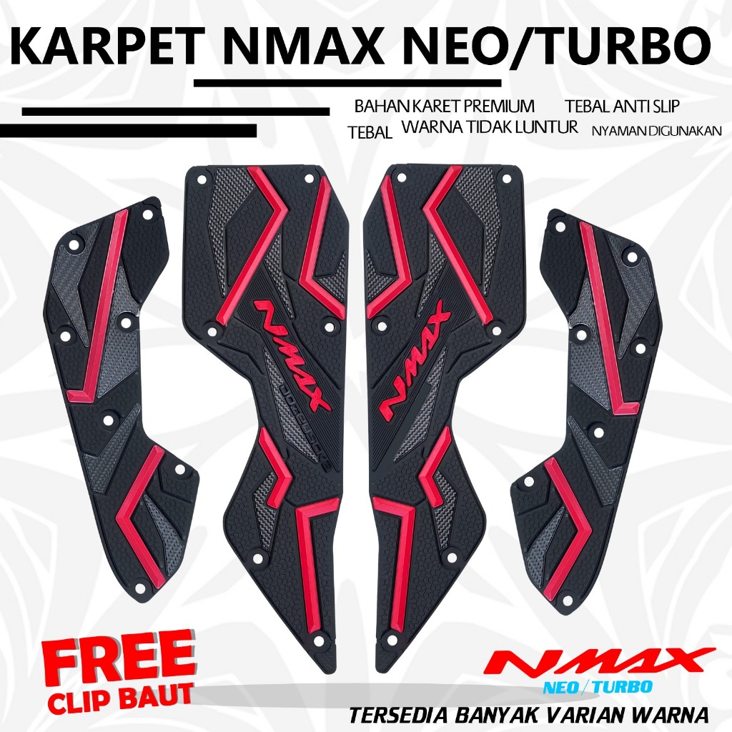 Jual Paket Karpet Motor Nmax Neo S Turbo Techmax Tankpad Sidepad ...