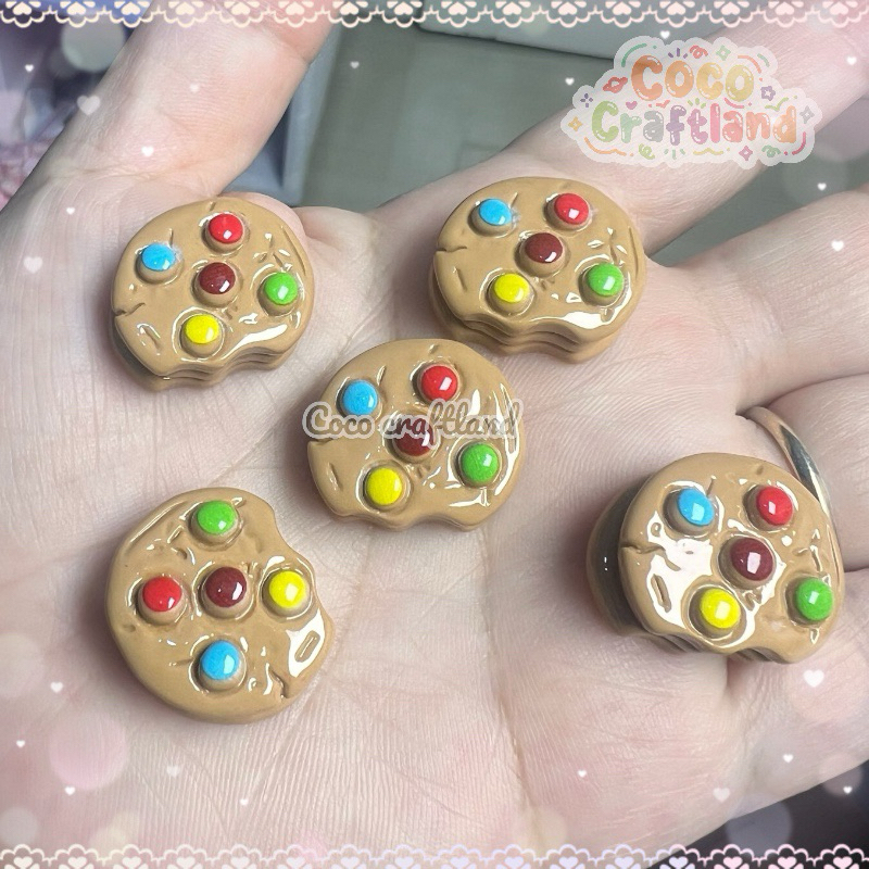 Jual Coco Craftland DIY RESIN Cookies (5pcs) glossy no lobang | Shopee ...
