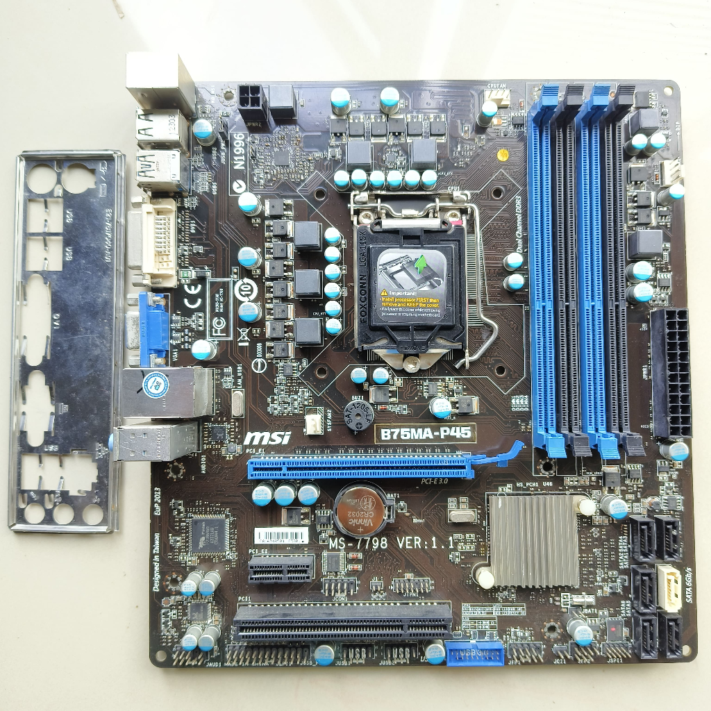 Jual MAINBOARD MSI B75MA-P45 LGA 1155 DDR3 GEN3 | Shopee Indonesia