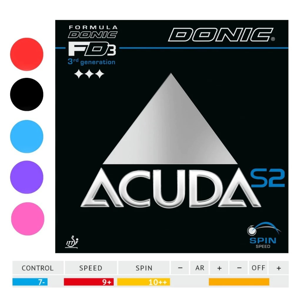 Jual DONIC ACUDA S2 Karet Tenis Meja | Shopee Indonesia