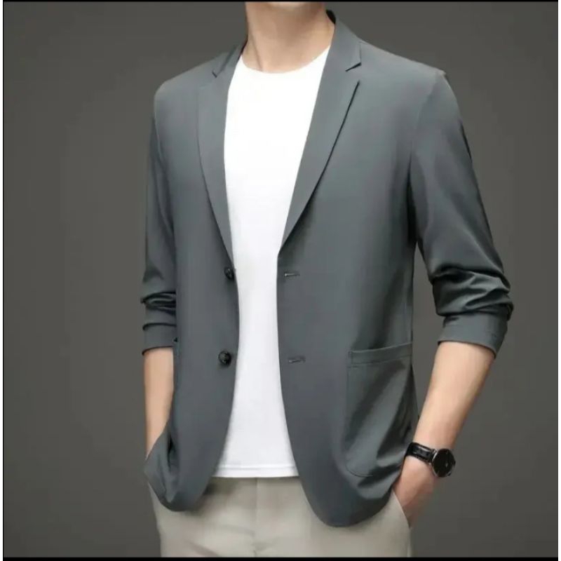 Jual Blazer Pria Semi Formal Terbaru Jas Blazer Pria Masa Kini | Shopee ...
