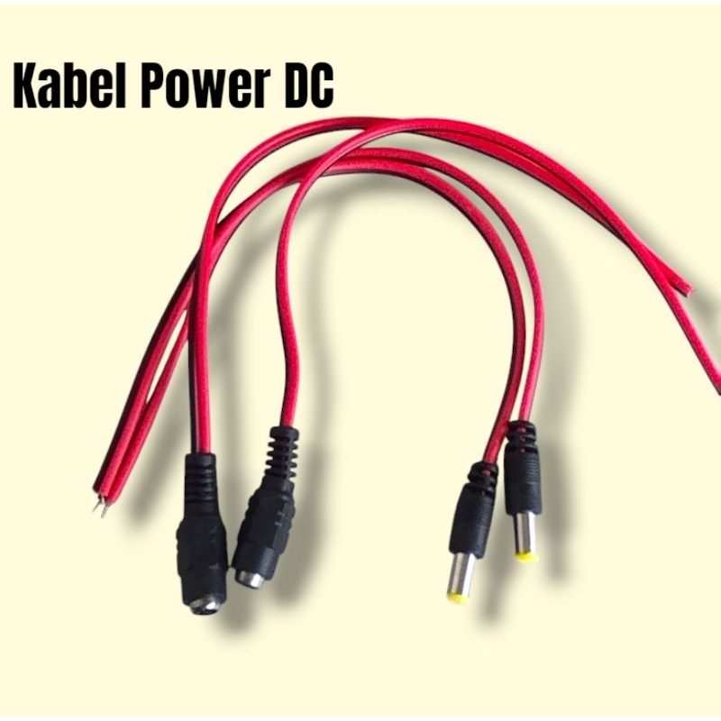 Jual KABEL POWER DC JACK MALE FEMALE KONEKTOR POWER SUPPLY ADAPTOR ...