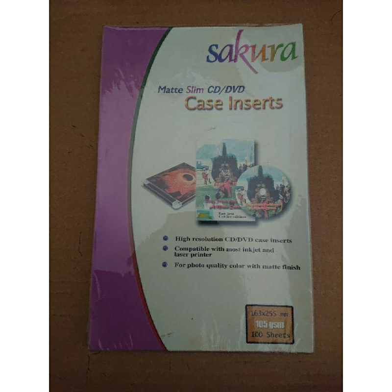 Jual Sakura Matt slim CD/ DVD ( case insert) | Shopee Indonesia