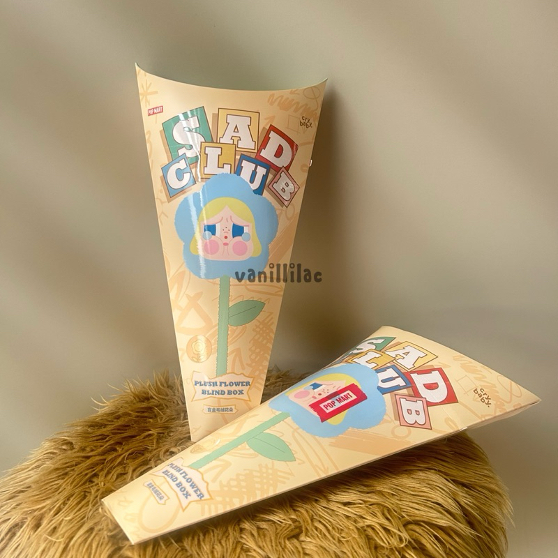Jual ORI Pop Mart Sad Club Plush Flower Blind Box Selected Taro Purple ...