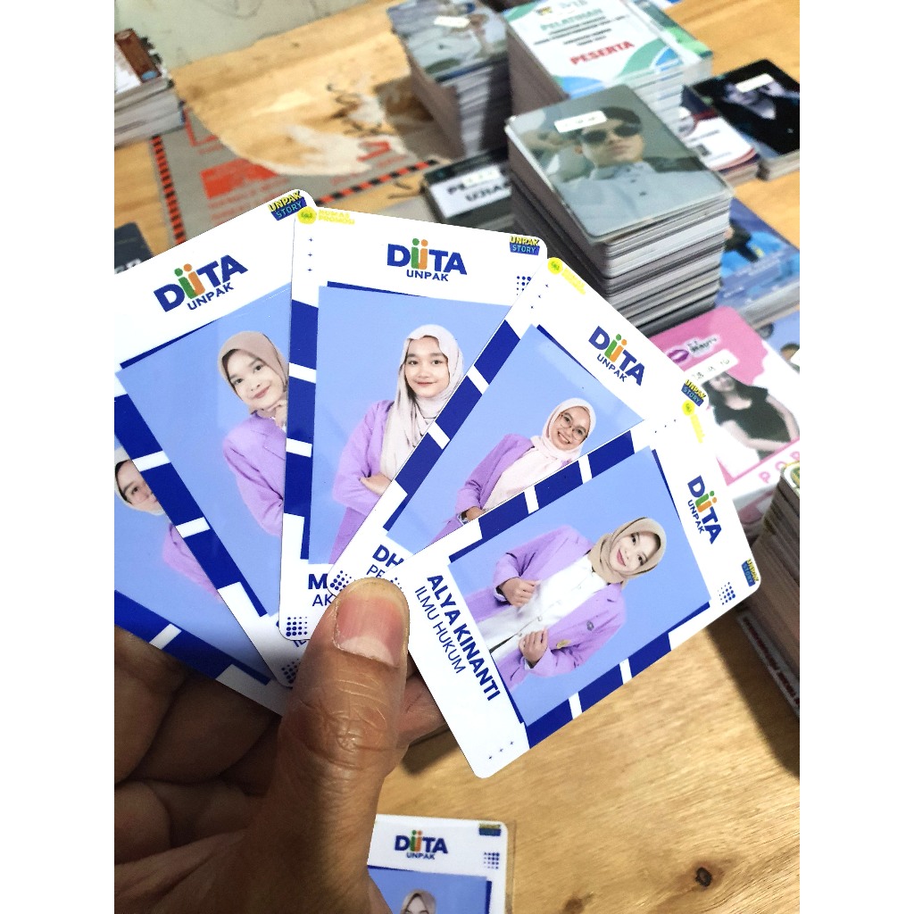 Jual Cetak ID Card/Kartu Anggota/Kartu Partai Dalam Jumlah Banyak ...