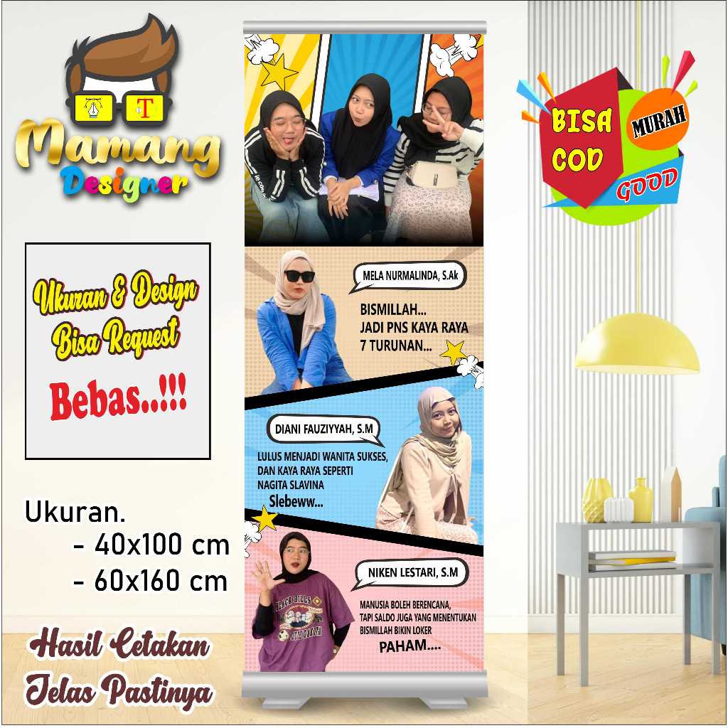 Jual Cetak Spanduk Banner Keren Wisuda Mahasiswa Bagus | Shopee Indonesia