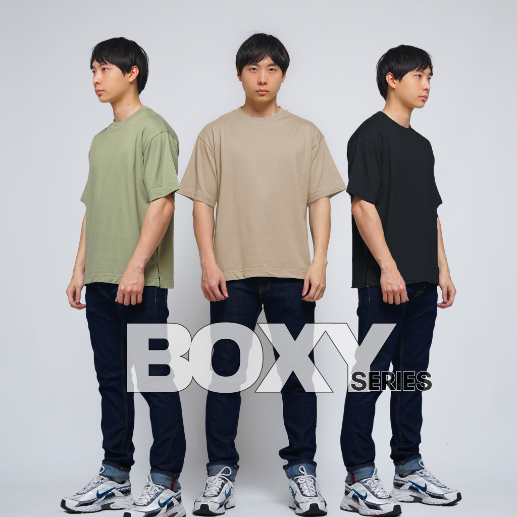 Jual HUMANS BOXY FIT TEE KAOS BOXY OVERSIZE BAJU POLOS BOXY COTTON ...