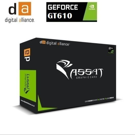 Jual VGA Card Digitall alliance NVDIA GT610 2GB DDR3 64-Bit - DA Geforce GT 610 2GB LP | Shopee ...
