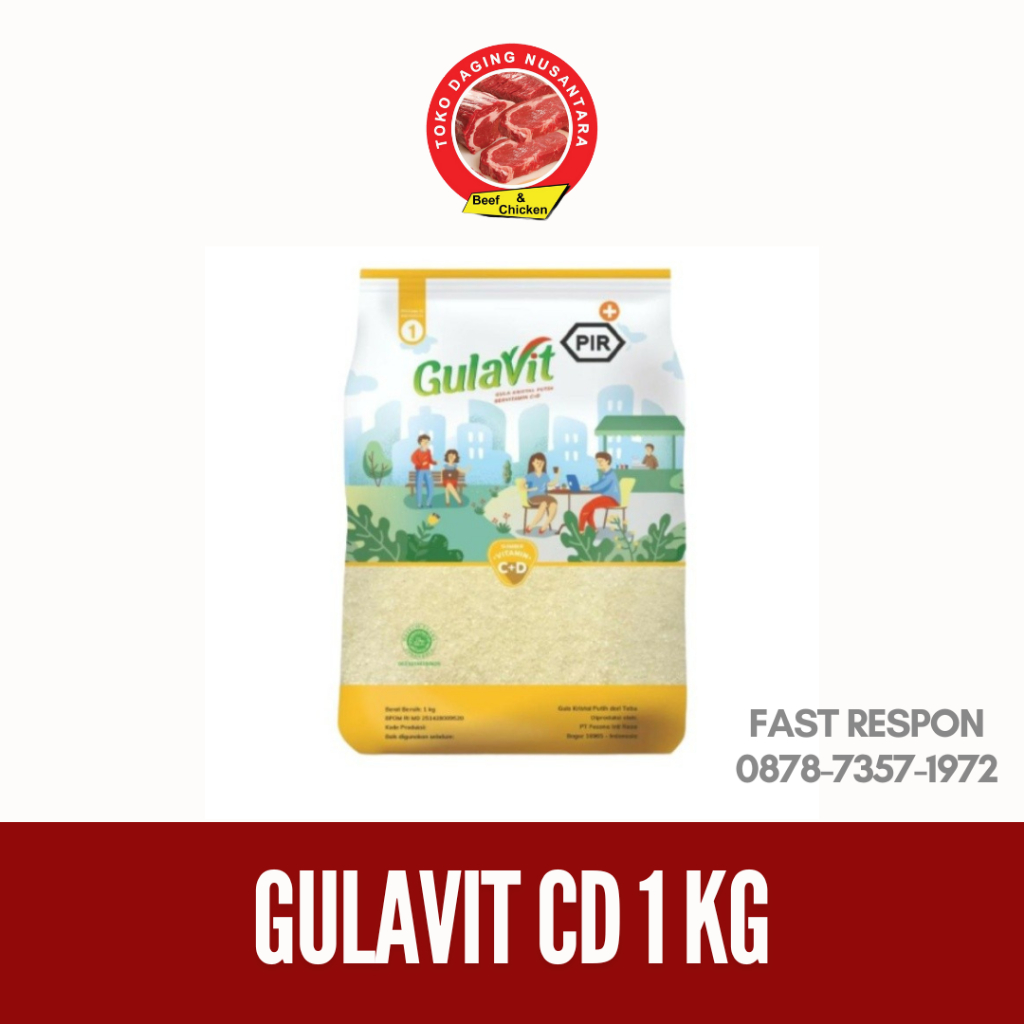 Jual Gulavit Gula Pasir CD 1 Kg | Shopee Indonesia