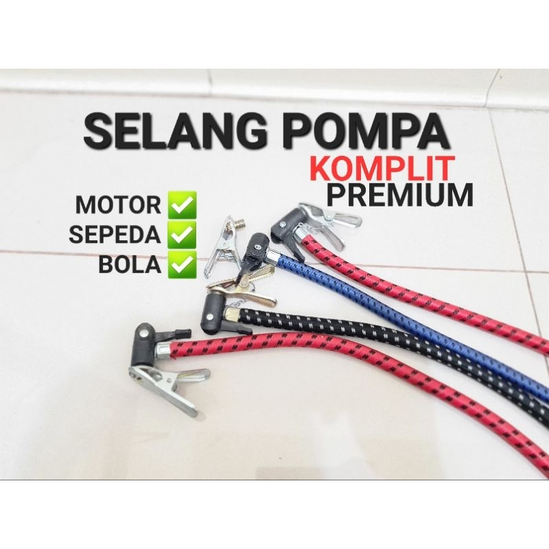 Jual SELANG POMPA ANGIN SEPEDA MOTOR 2 FUNGSI | Shopee Indonesia