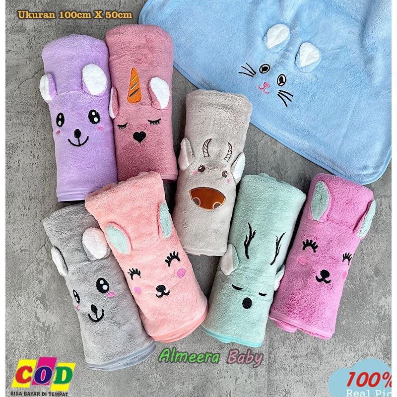 Jual Handuk Bayi Karakter Super Lembut dan Tebal Ukuran 100x50cm ...