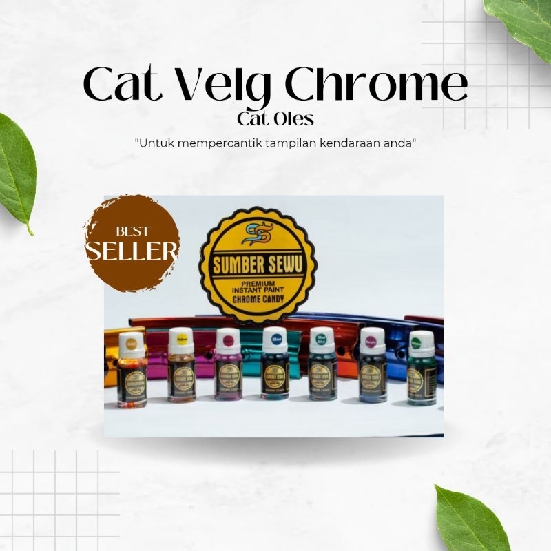 Jual Cat Velg Candy Chrome // Cat Oles Candy Tone // Cat Chrome Candy ...