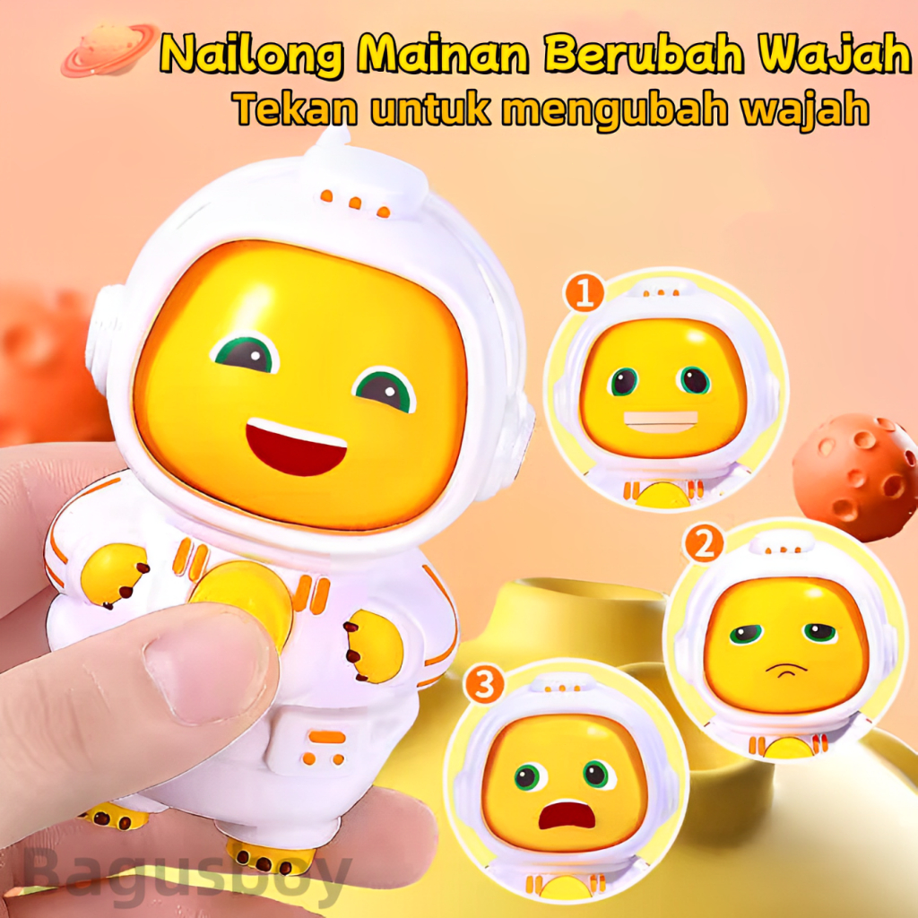 Jual Mainan Nailong Dino Kuning bisa berubah wajah/3 Ekspresi Wajah ...