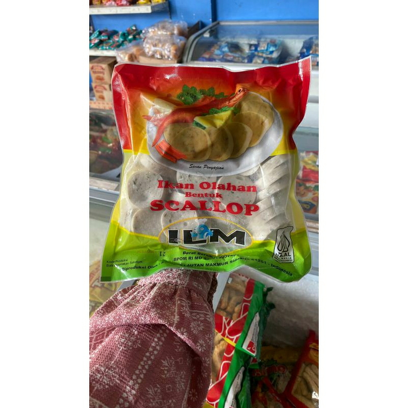 Jual ILM Scallop 500g Frozen food cik ntik Jambi cemilan jajanan seblak ...