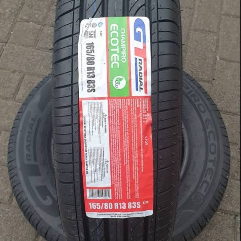 Jual Ban Mobil GT Radial 165/80 R13 CHAMPIRO ECOTEX. | Shopee Indonesia